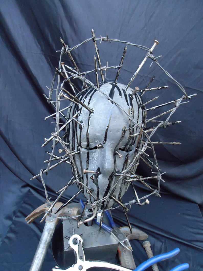 Horrorhalloween Costume Spooky Mask Freaky Maskhorror - Etsy