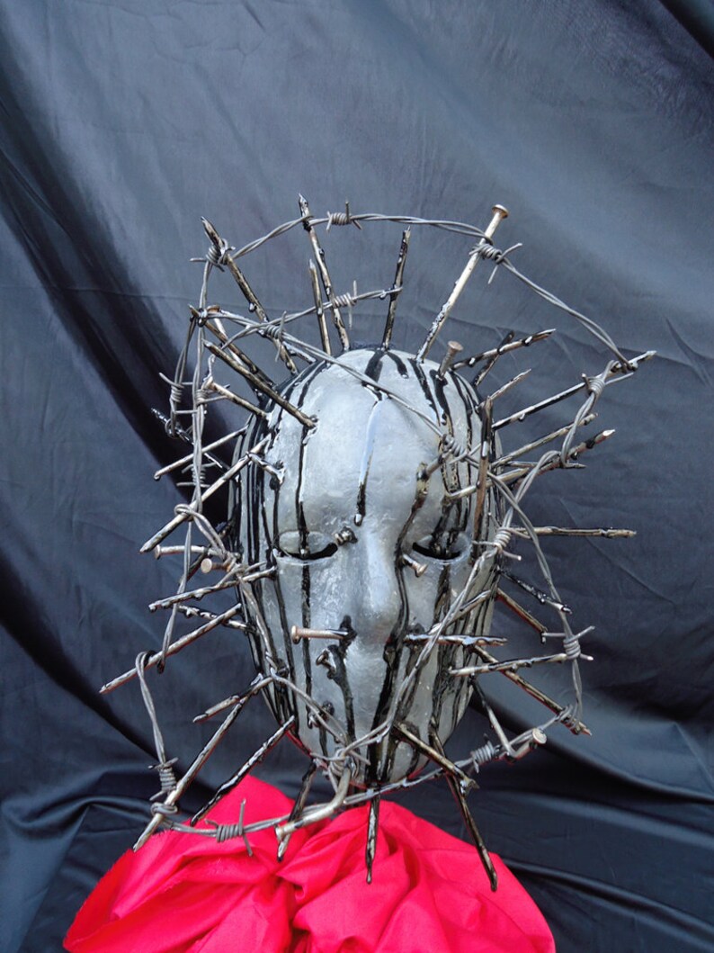 Horrorhalloween Costume Spooky Mask Freaky Maskhorror - Etsy
