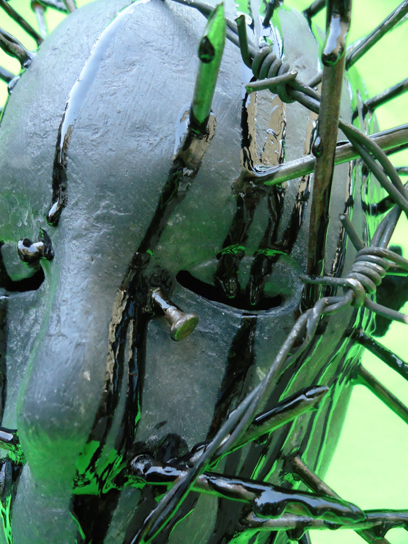 Horrorhalloween Costume Spooky Mask Freaky Maskhorror - Etsy