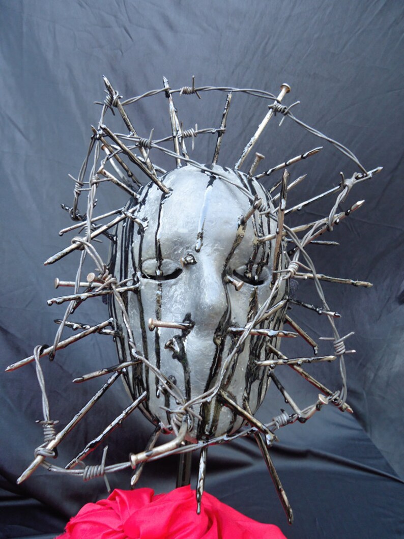 Horrorhalloween Costume Spooky Mask Freaky Maskhorror - Etsy