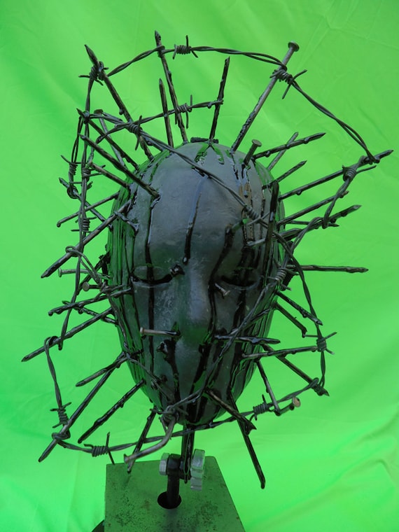 Horrorhalloween Costume Spooky Mask Freaky Maskhorror - Etsy