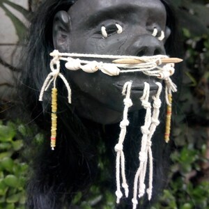 Shrunken Human Head Tzantza Warrior Trophy Jivaro Tribe Replica ...