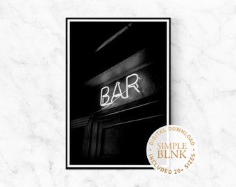 Neon bar sign | Etsy