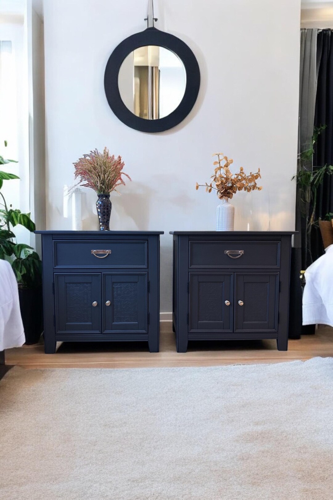 Free Delivery Extra Large Luxurious Pair of Nightstands by Klaussner ...