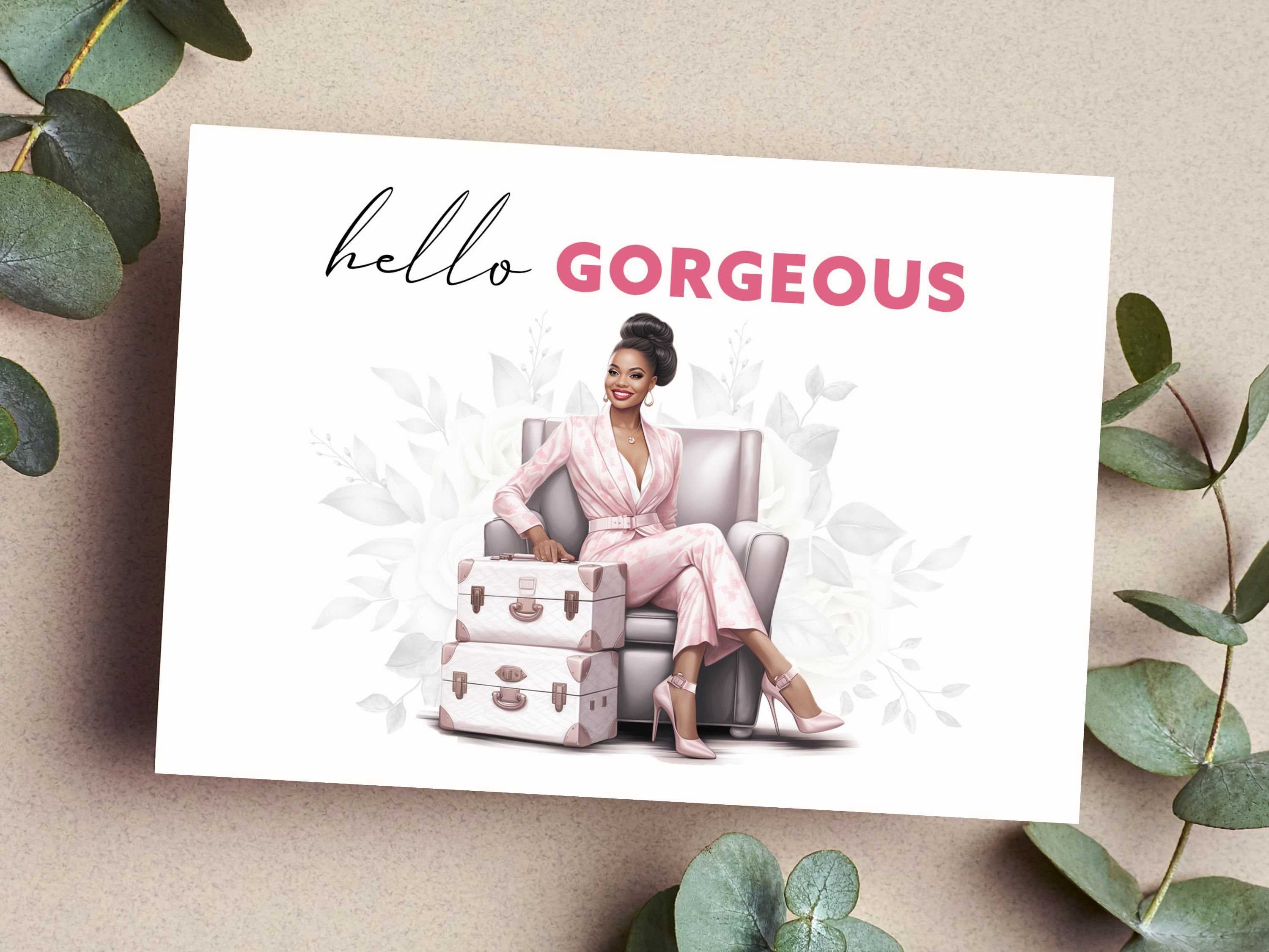 Boss Lady Cards, Black Woman Greeting Cards, Sorority Inspired Cards ...