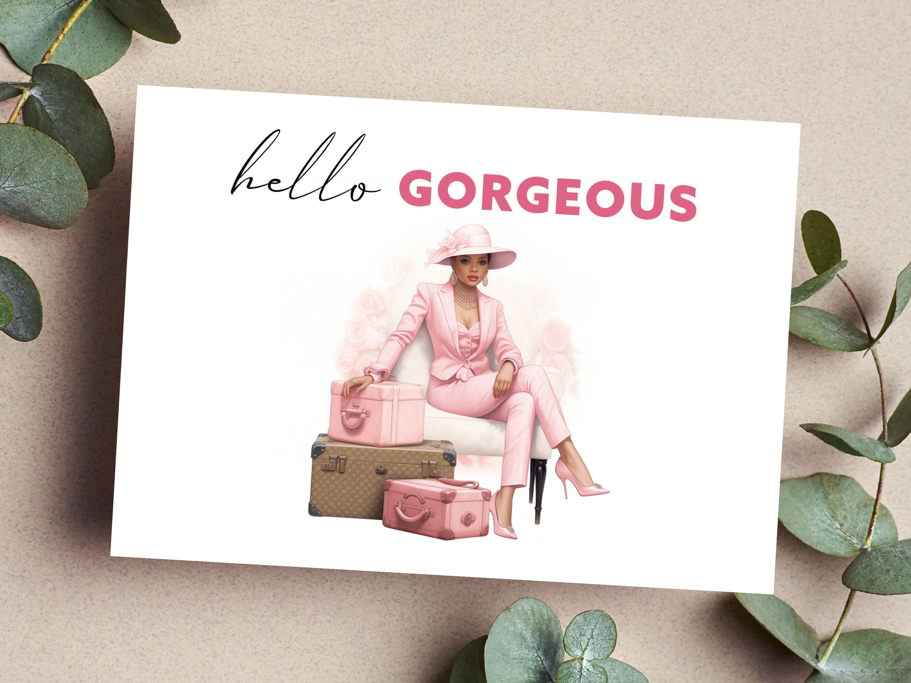 Boss Lady Cards, Black Woman Greeting Cards, Sorority Inspired Cards ...