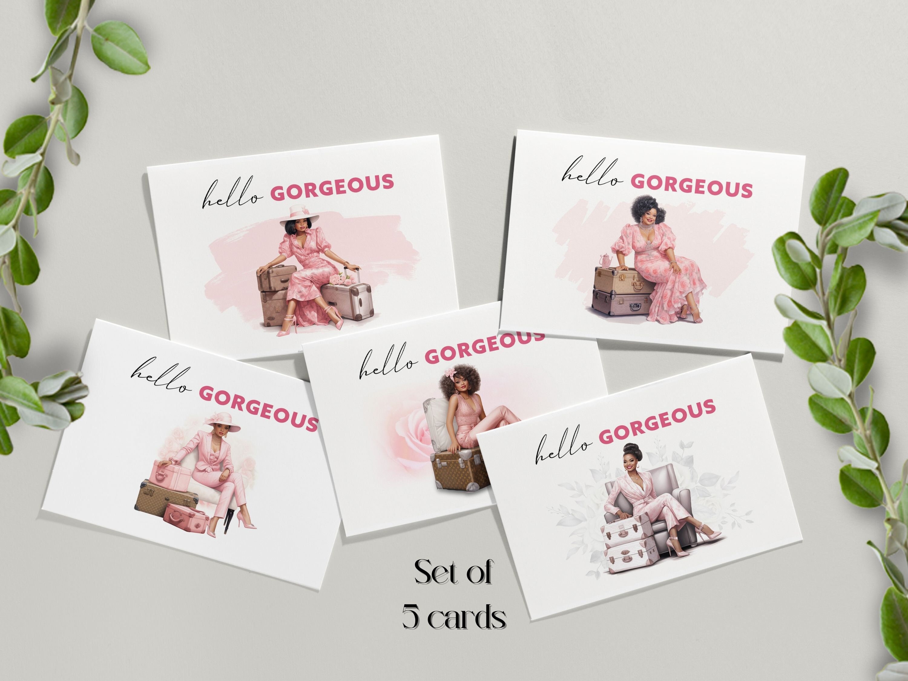 Boss Lady Cards, Black Woman Greeting Cards, Sorority Inspired Cards ...