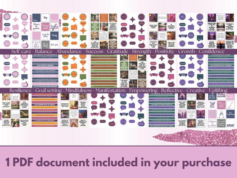 2025 Vision Board Bundle Digital Vision Board Kit Vision Board ...