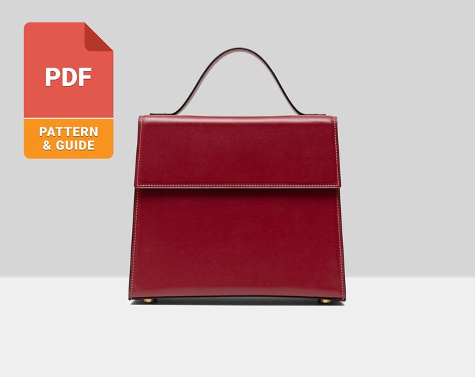 Mini Tote Bag PDF Pattern With Step-by-step Guide / Digital Pattern Set ...