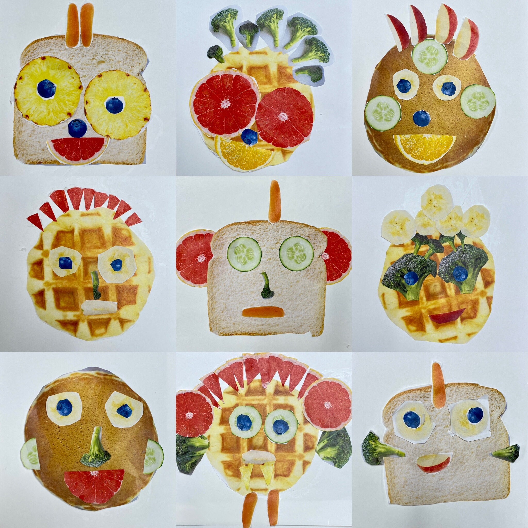 Kids Art Activity | Sandwich Food Art | Digital Download | Printable - Etsy