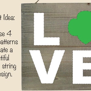 String Art Pattern - Trefoil 6x6 - Etsy