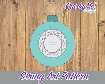 String Art Pattern Laurel Wreath letter N 10x10 - Etsy