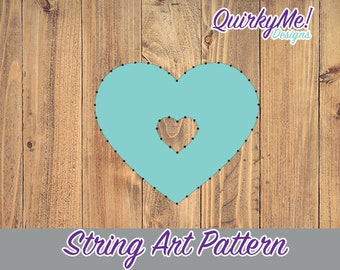 Heart String Art | Etsy