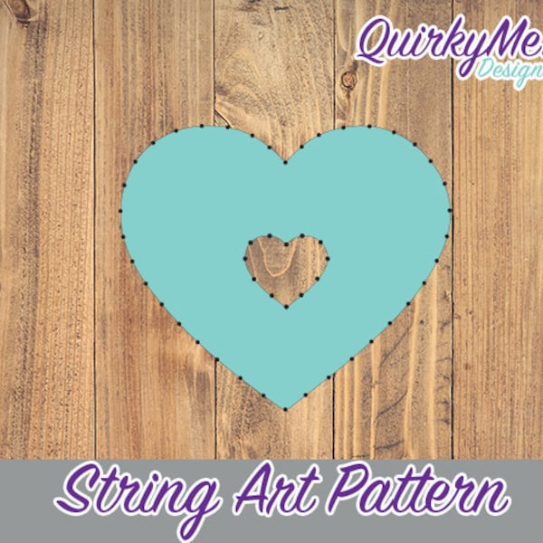 String Art Heart - Etsy