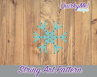 Snowflake String Art - Etsy