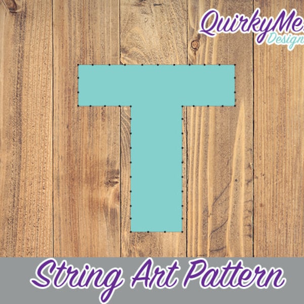 String Art Letter Patterns - Etsy