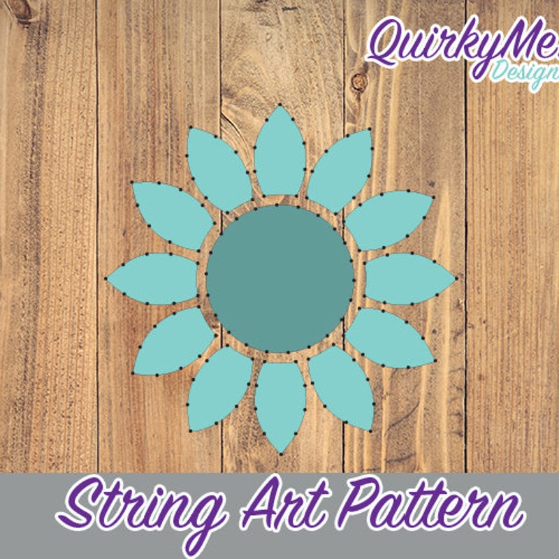 Sunflower String Art - Etsy