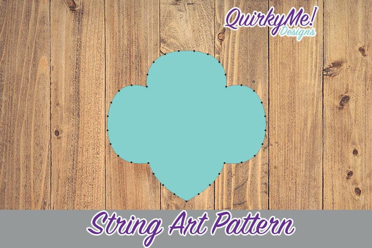 String Art Pattern - Trefoil 6x6 - Etsy
