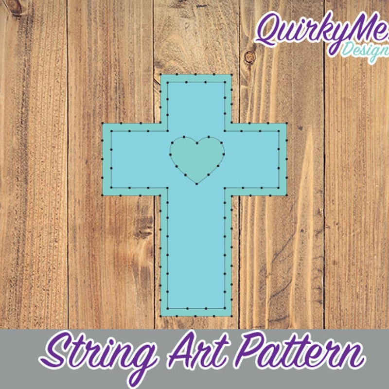 Cross String Art - Etsy