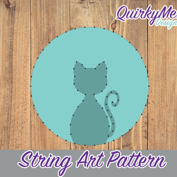 Cat String Art - Etsy