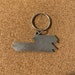 ZZ Top Outline Oxidized Key Chain Solid Metal Very STURDY - Etsy