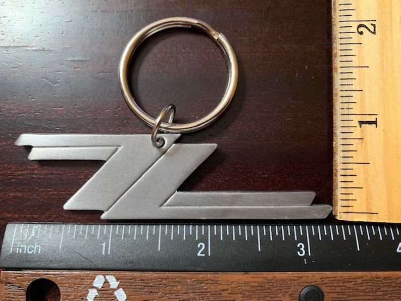 SET of 2 ZZ TOP White and Deep Blue and A Plain Silver Key - Etsy