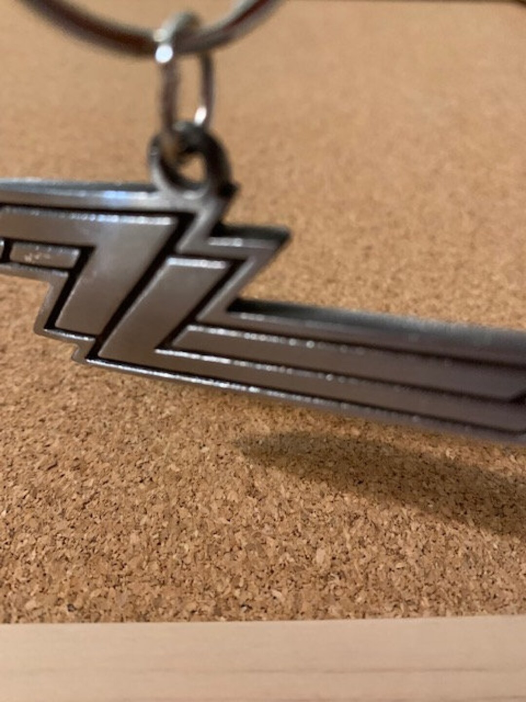 ZZ Top Outline Oxidized Key Chain Solid Metal Very STURDY - Etsy