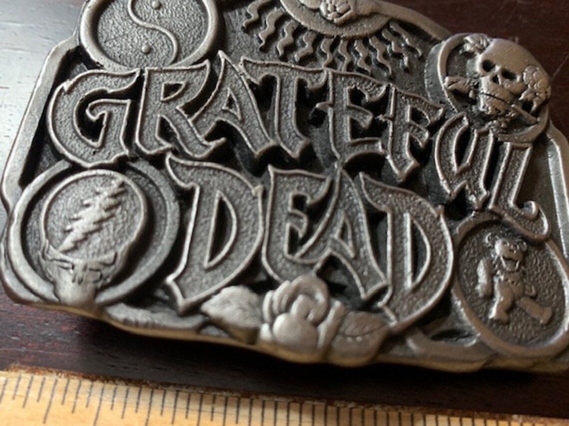 Grateful Dead Belt Buckle Stealie Ying Yang Bear Skull Roses Metal - Etsy