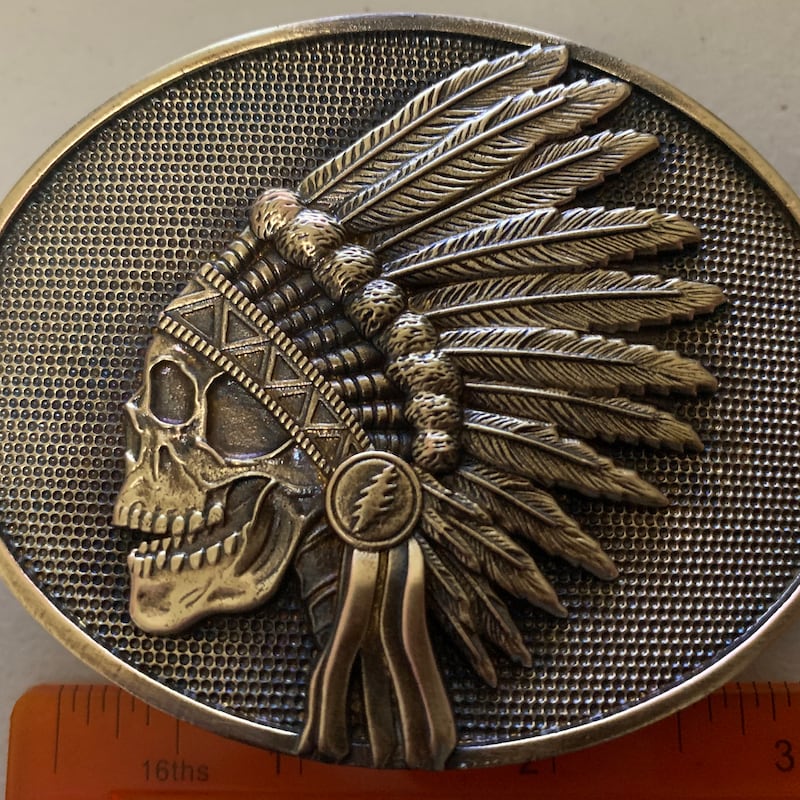 Indian Skull Belt Buckles - Etsy