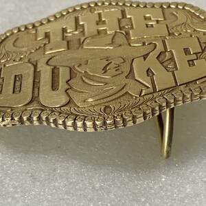 John Wayne "the Duke" BRASS Metal Belt Buckle Strong Sturdy - Etsy