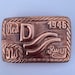 John Wayne COPPER Red River D Belt Buckle 1946 Movie Westerns Initials ...