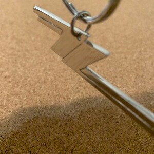 ZZ Top CHROME Key Chain Solid Metal 3 1/4 Inches Very STURDY - Etsy