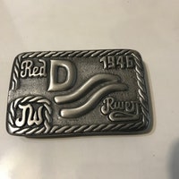 Red River D Belt Buckle - Etsy