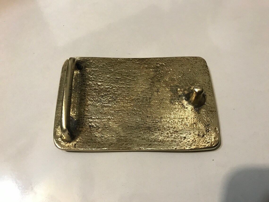 John Wayne JW INITIALS BRASS Red River D Belt Buckle 1946 Movie ...