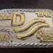 John Wayne Gold/nickel Red River D Belt Buckle 1946 Movie Westerns ...