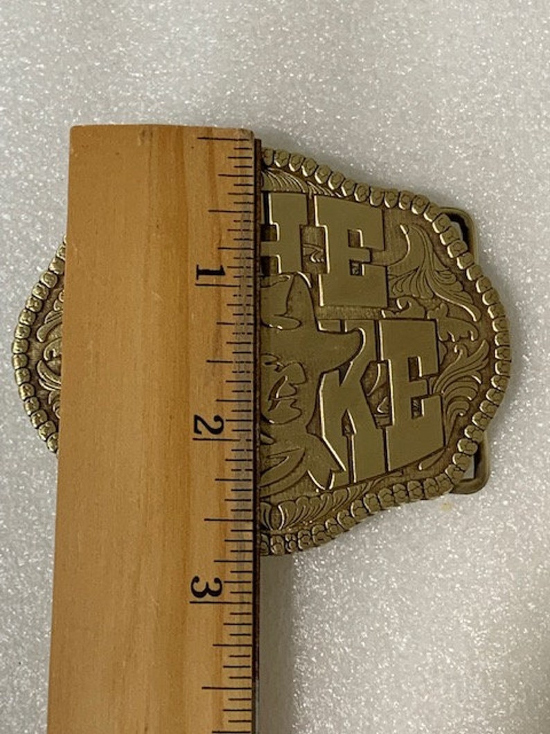 John Wayne "the Duke" BRASS Metal Belt Buckle Strong Sturdy - Etsy