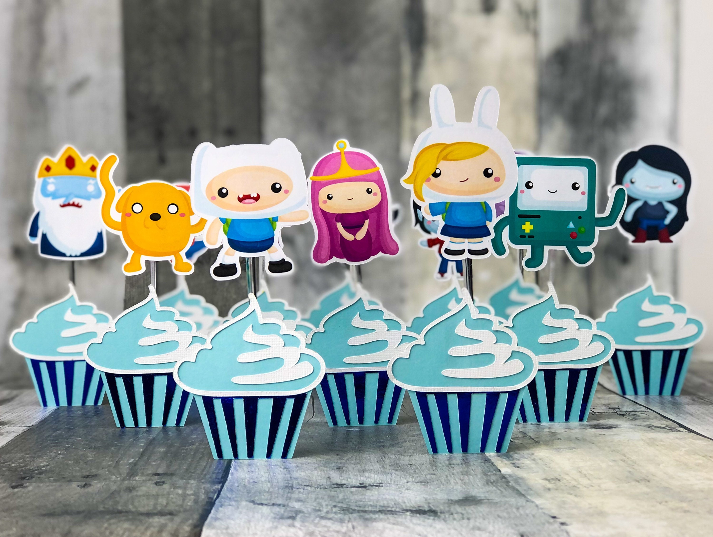 Adventure Time Cupcake Toppers | Etsy