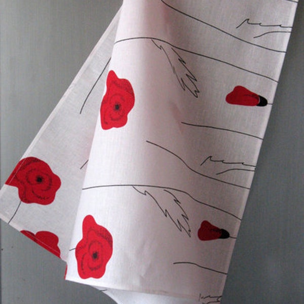 Poppy Towel - Etsy