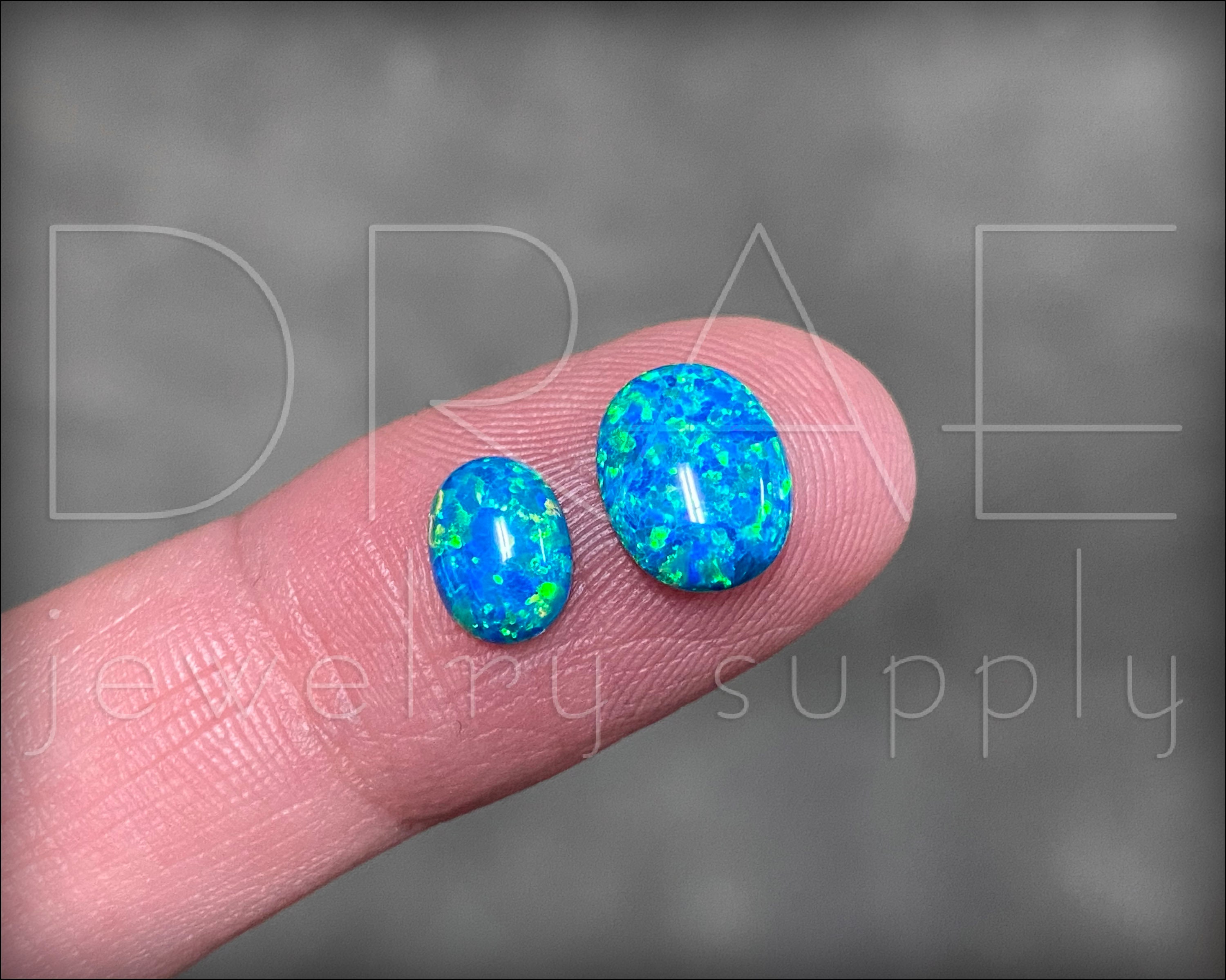 Oval Opal Cabochons Lab Created Opal Oval Opal Cabs - Etsy