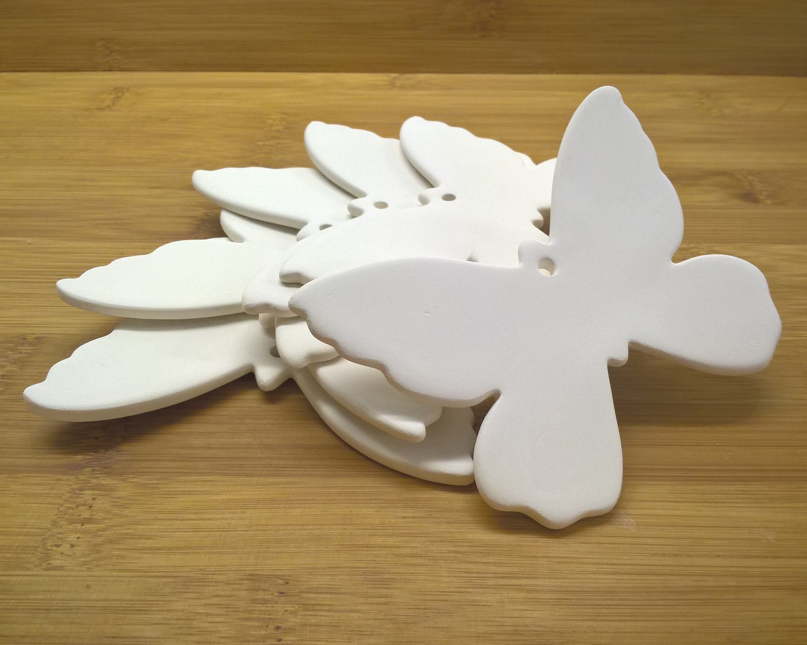 6 Butterfly 9cm X 7cm Ceramic Bisque for 'make Your Own' Paint ...