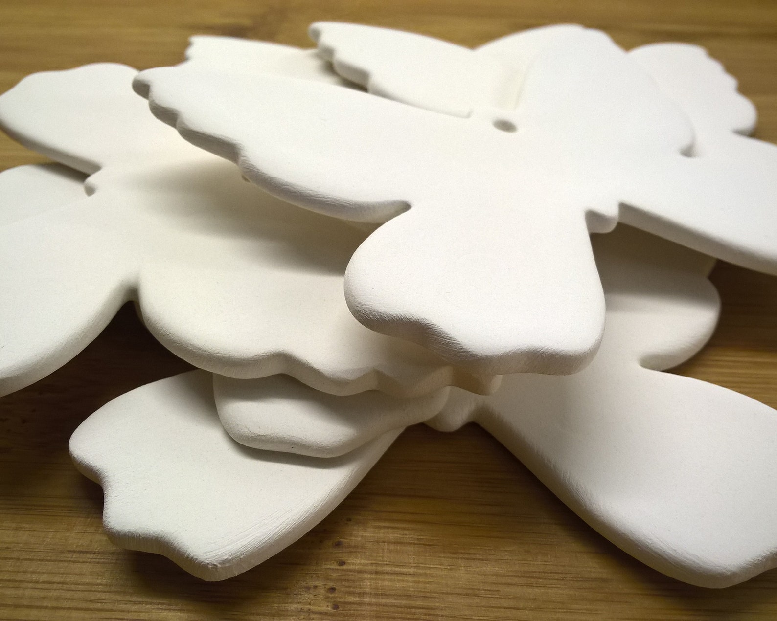 6 Butterfly 9cm X 7cm Ceramic Bisque for 'make Your Own' Paint ...