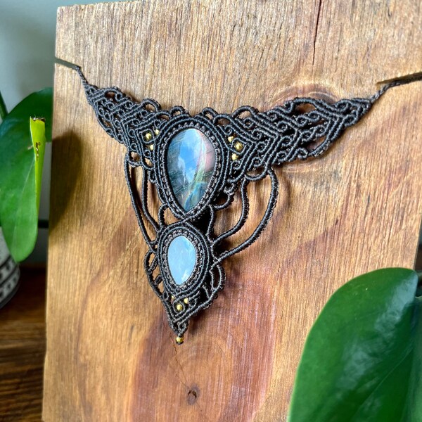 Macrame Choker - Etsy