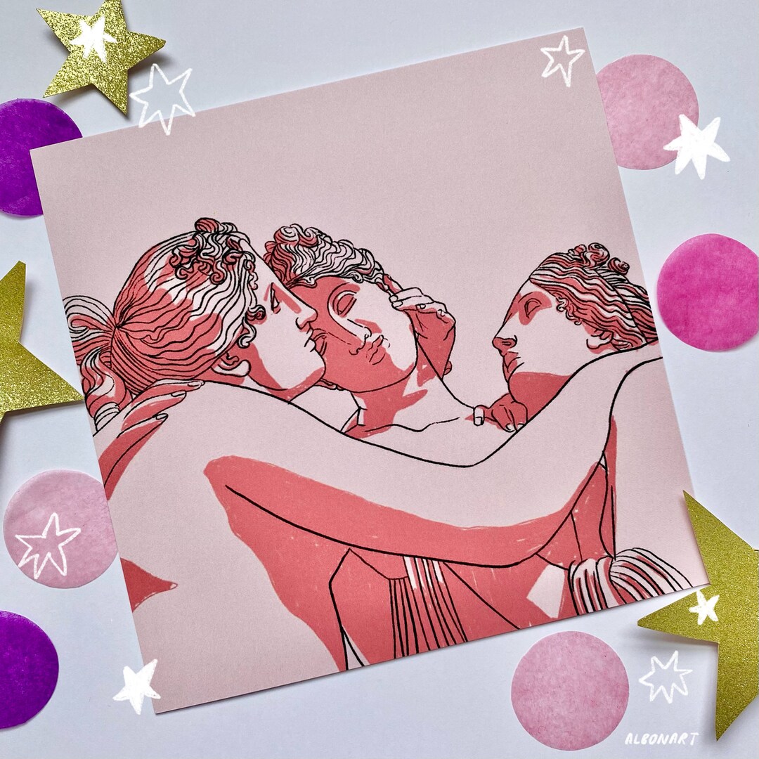 The Three Graces Art Print - Etsy