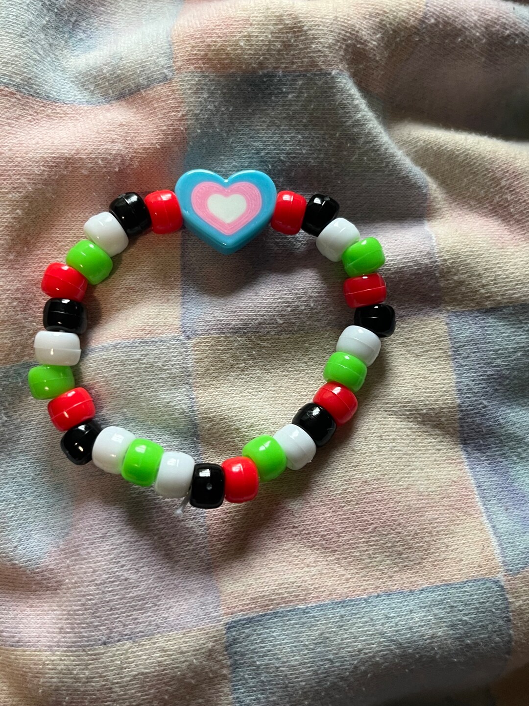 Trans Community and Palestinian Flag-inspired Kandi Bracelet || All ...