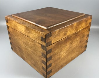 Cherry Wood Box - Etsy