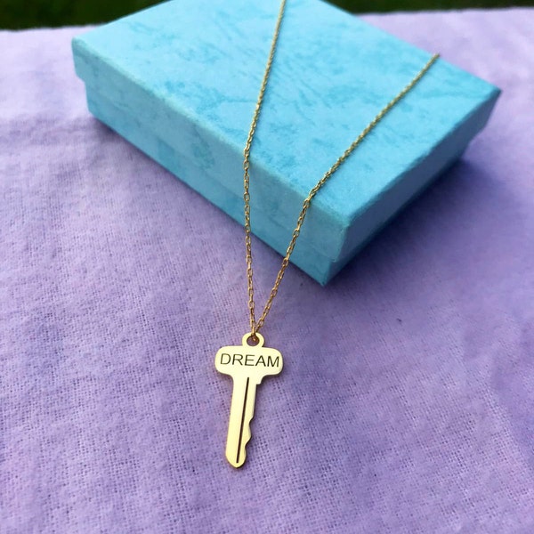 Key Necklace - Etsy