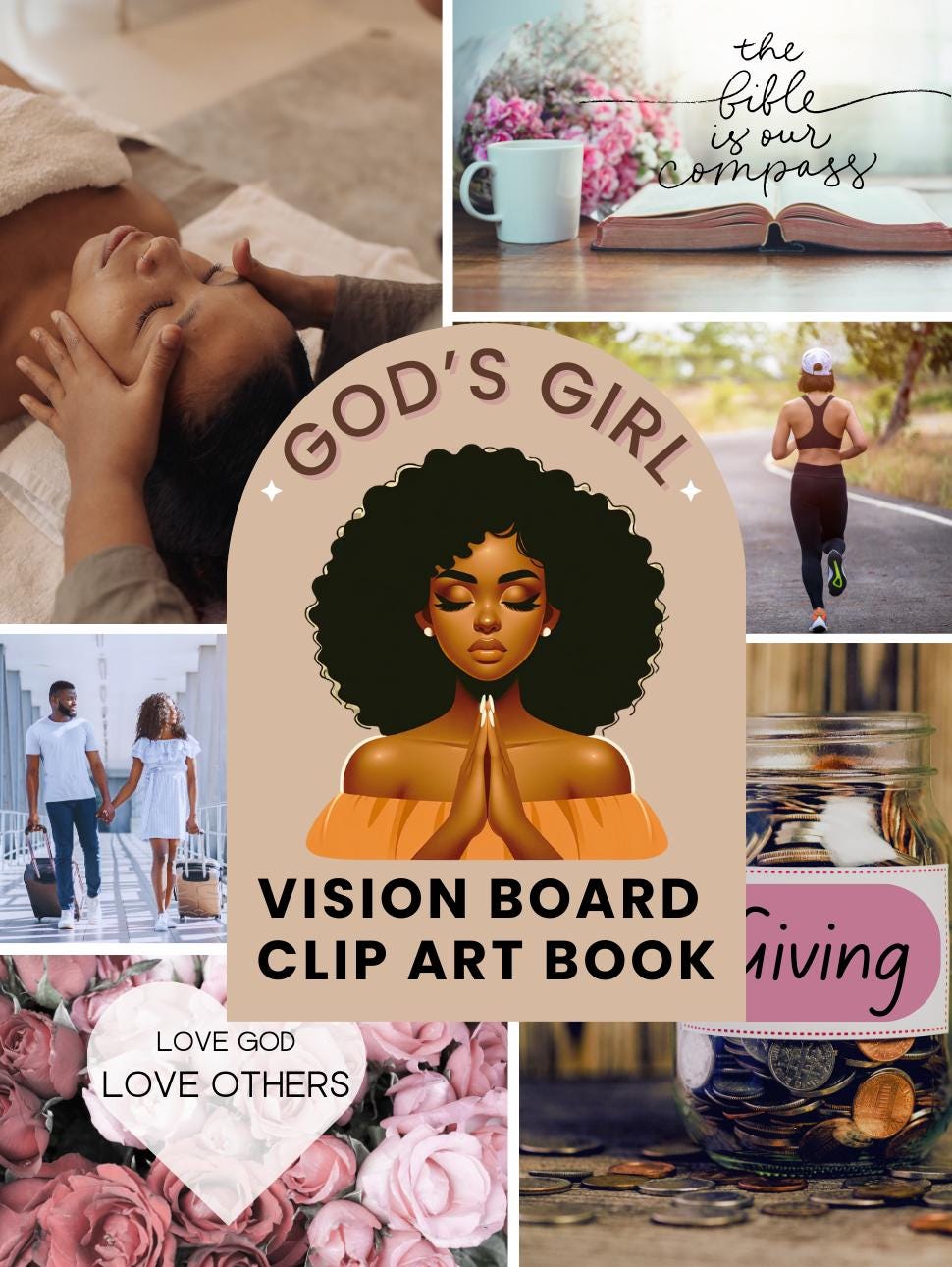 God's Girl Vision Board Kit - Digital for Goodnotes or Printable ...