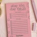 Mini Note to Self Notepad, Mini Notepad, Daily Notes, Mini To-do List ...