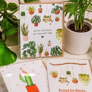 Greeting Card Variety Pack, Pack of 5, Plant Lover Card, Card Pack, New ...