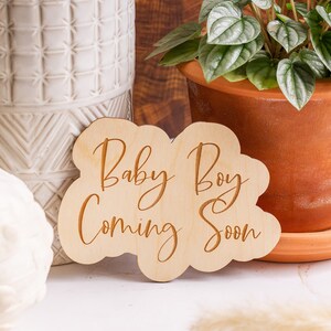 Baby Announcement Sign, Pregnancy Announcement Sign, Wooden Pregnancy ...